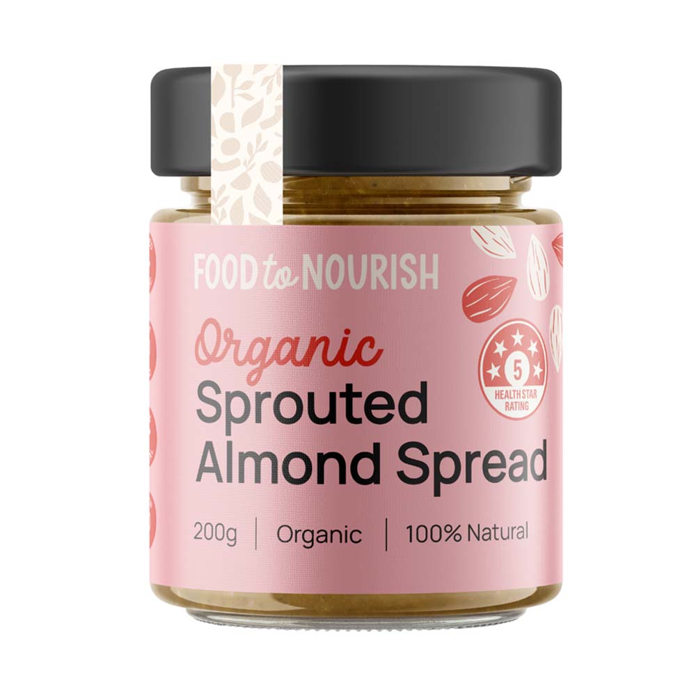 Food to Nourish Sprouted Almond Spread - 200g | L'Organic Australia