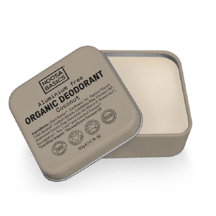 Noosa Basics Deodorant Tin - Coconut 50g – L'Organic