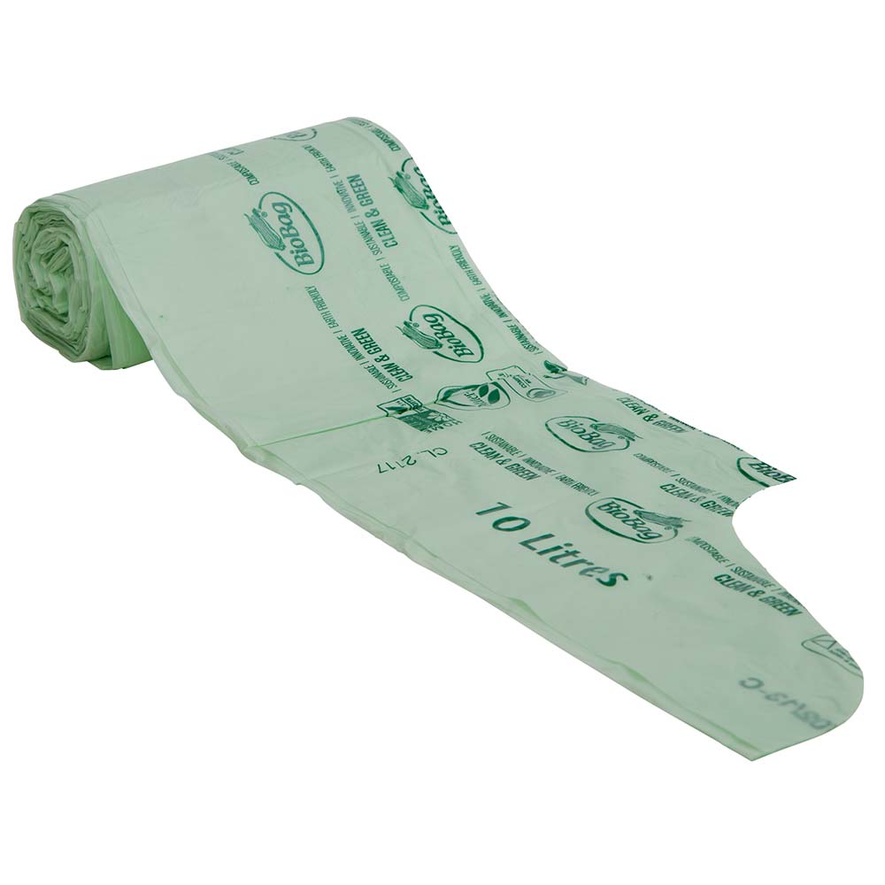 BioBag Compostable Bin Liners 10 Litre - 20 Bags | L'Organic Australia