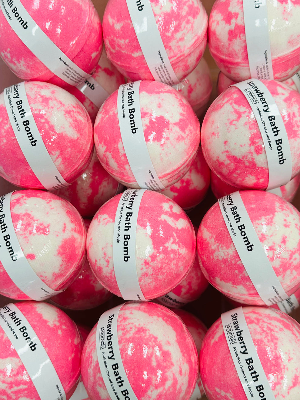 Soapmaid Strawberry Bath Bomb - 1 Pack – L'Organic