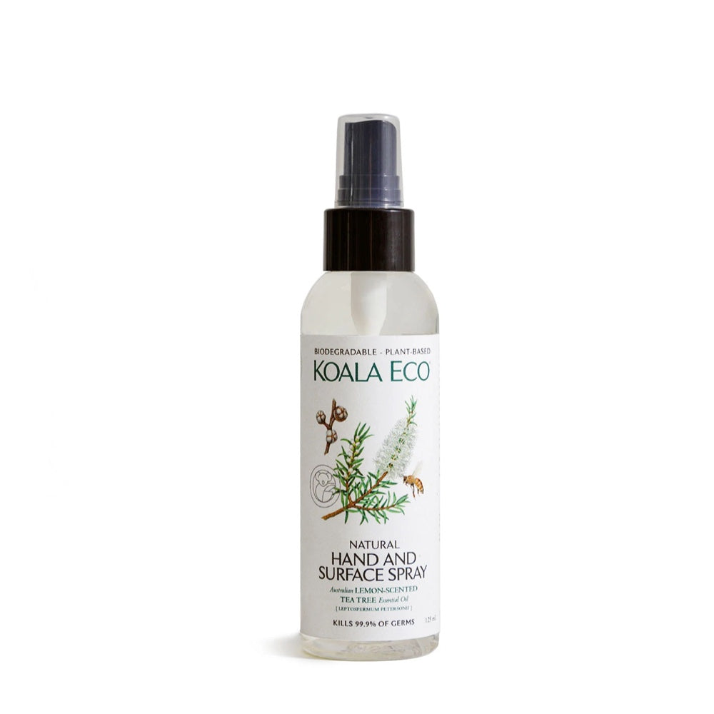 KOALA ECO Natural Hand and Surface Spray Lemon-Scented Tea Tree - 125ml ...