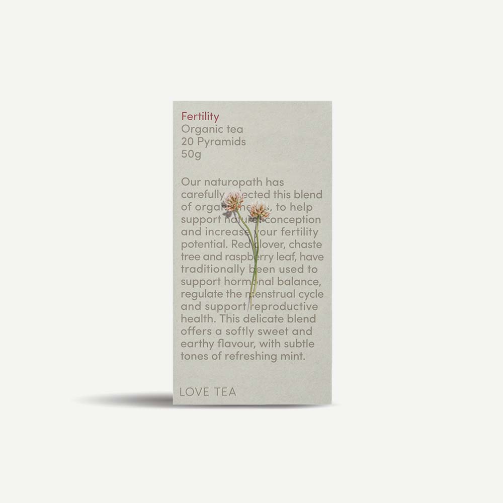 Love Tea Organic Fertility Tea - 20 Pyramids | L'Organic Australia