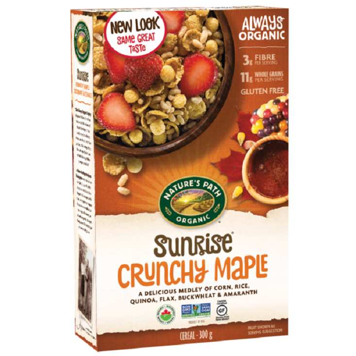 Nature's Path Sunrise Crunchy Maple Cereal - 300g – L'Organic