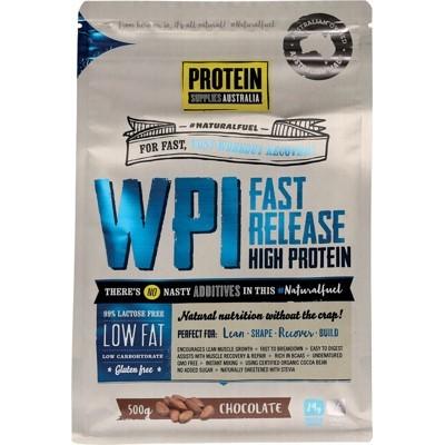 PROTEIN SUPPLIES AUST. WPI (Whey Protein Isolate) Chocolate 500g – L ...