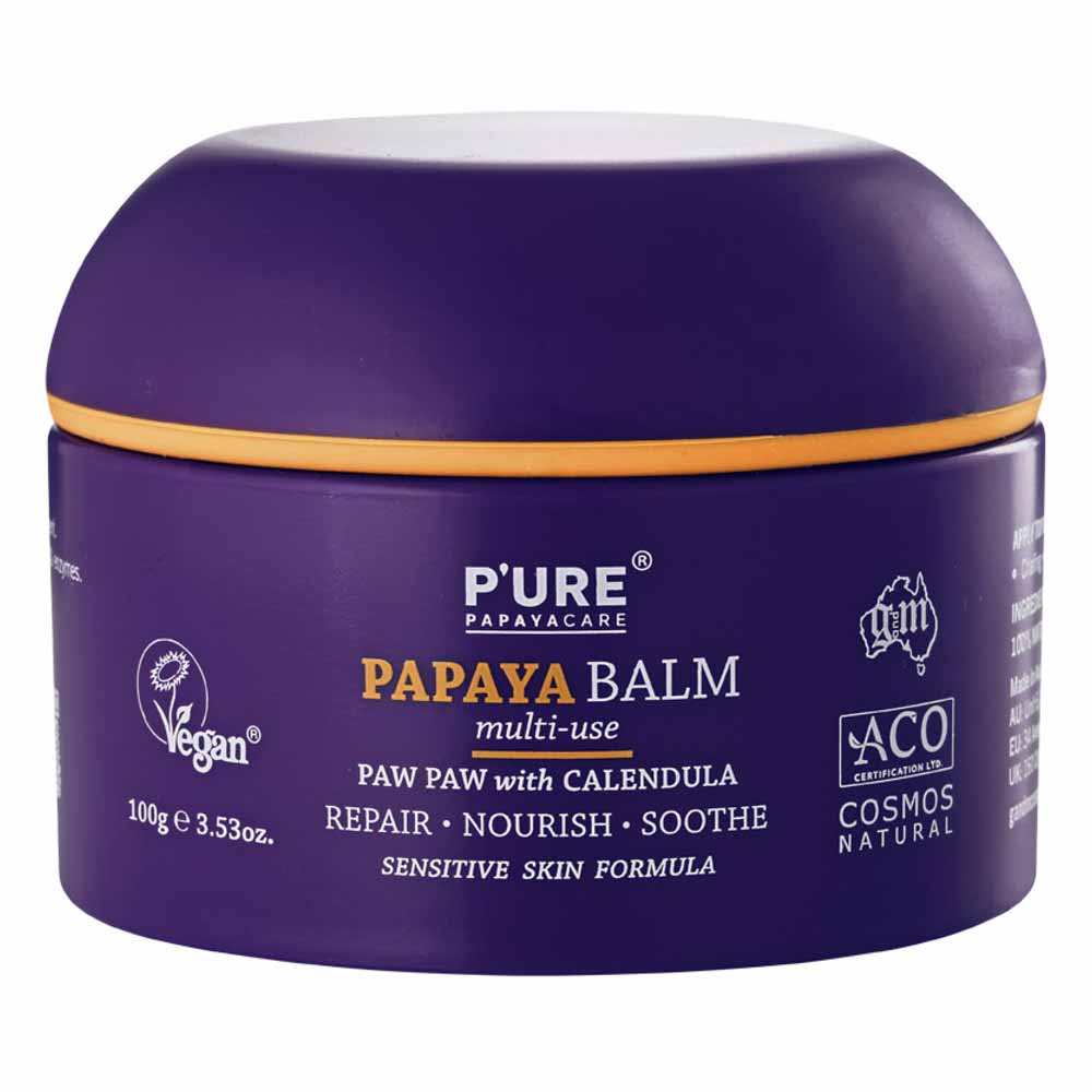 P'URE Papayacare Natural Multi-Use Balm - 100g | L'Organic Australia