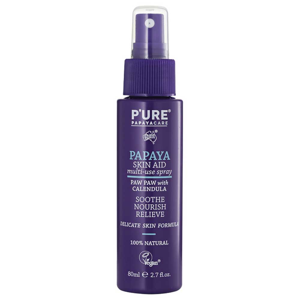 P'URE Papayacare Natural Skin Aid Spray - 80ml | L'Organic Australia