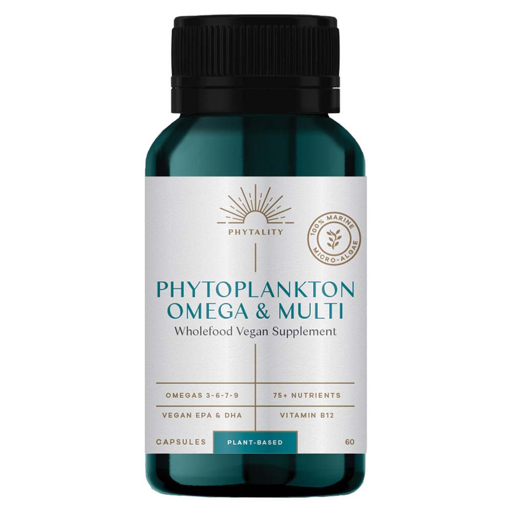Phytality Vegan Phytoplankton Omega & Multi Capsules - 60 Pack – L'Organic
