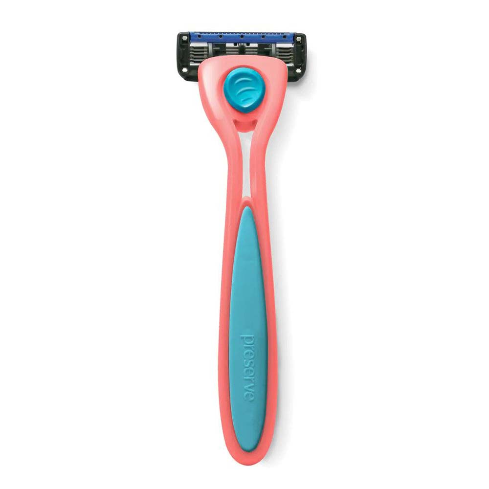 Preserve Recycled Shave 5 Razor - Coral – L'Organic