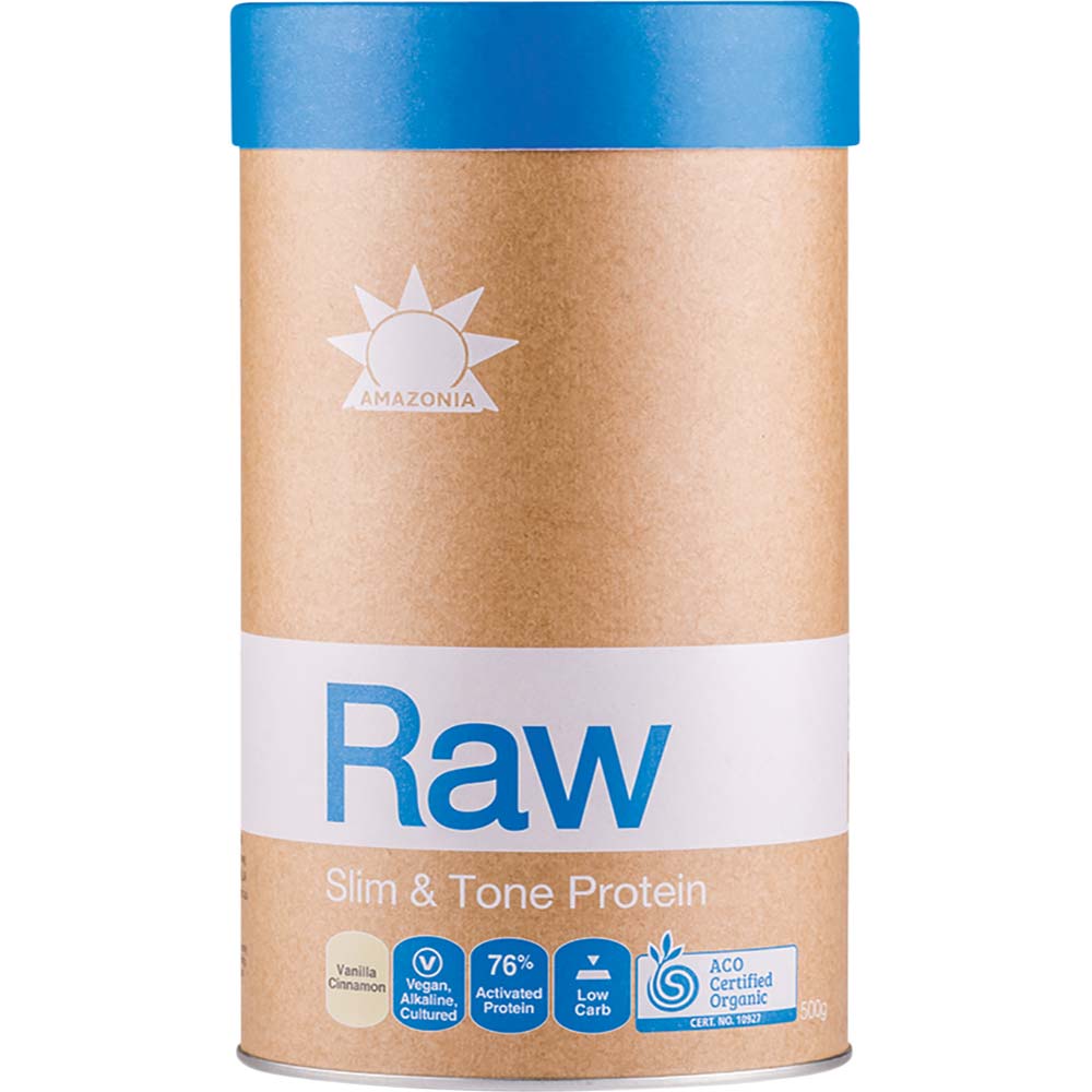 Raw Slim & Tone Protein - Vanilla & Cinnamon - 500g | L'Organic Australia