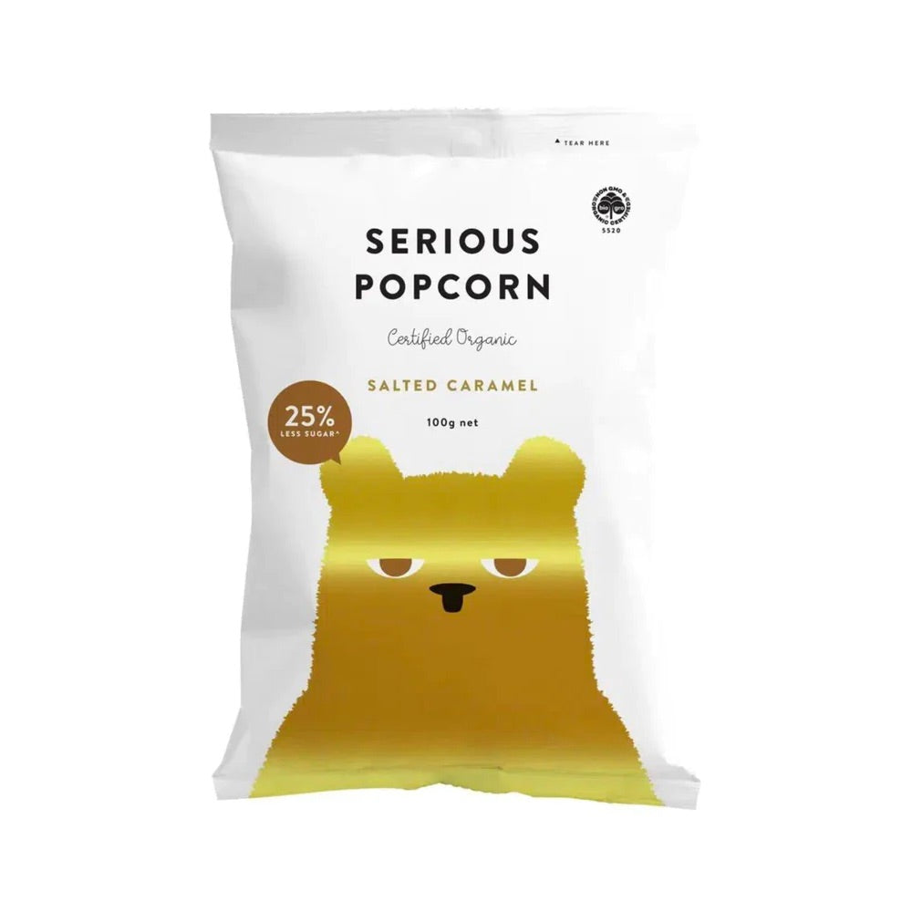 Serious Organic Popcorn Salted Caramel - 70g – L'Organic