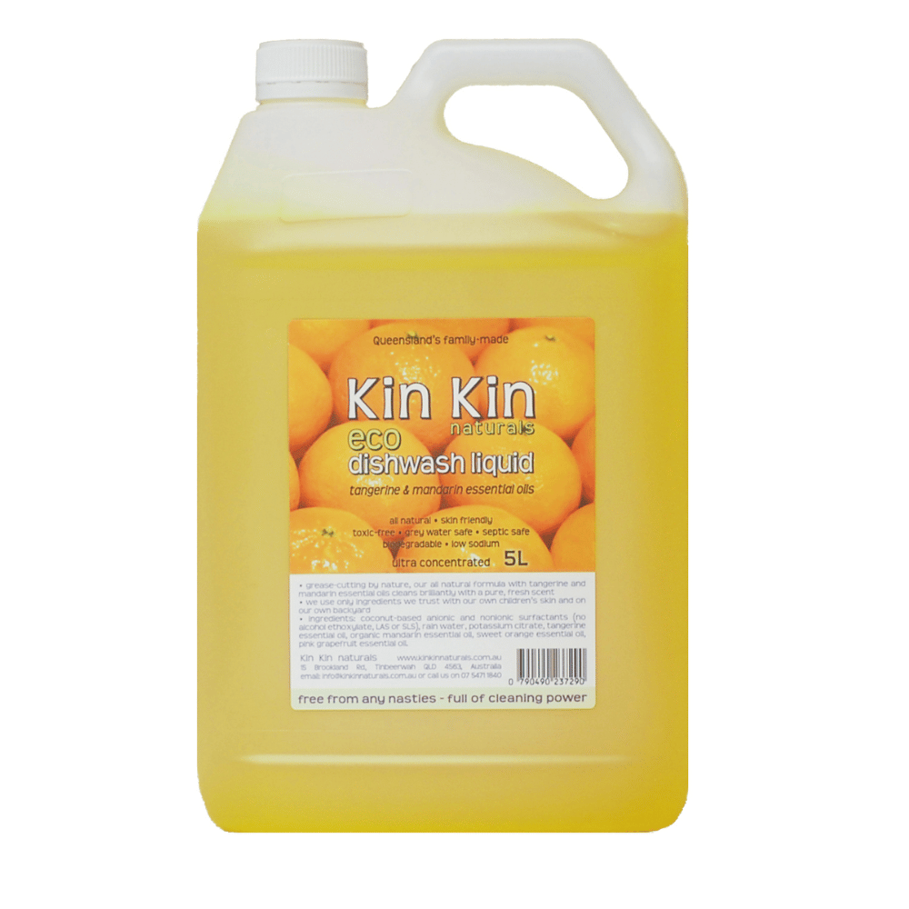 Kin Kin Bulk Dishwash Liquid Tangerine & Mandarin 5L – L'Organic